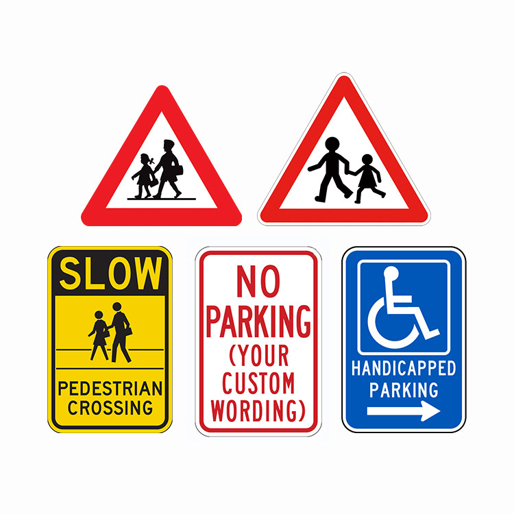 Custom Reflective Traffic Road Safety Sign No Parking Stop Speed Limit ...